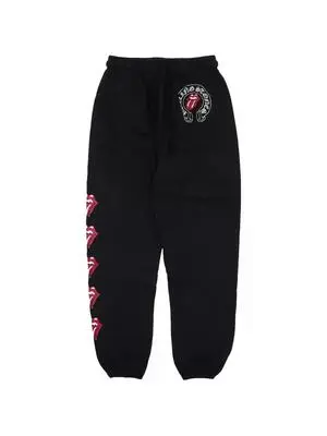 Chrome Hearts Rolling Stones Embroidered Track Pants