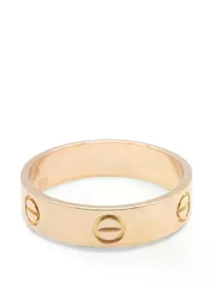 Cartier Cartier 18K Rose Gold Love Ring Pink