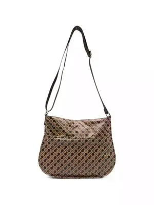 GHERARDINI Small Monogram-print Shoulder Bag - Brown