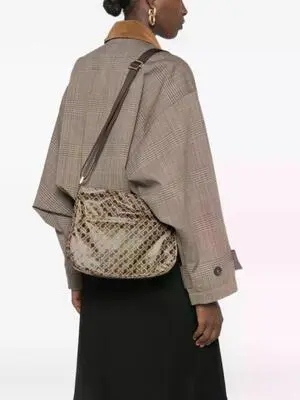 GHERARDINI Small Monogram-print Shoulder Bag