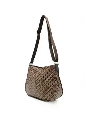 GHERARDINI Small Monogram-print Shoulder Bag
