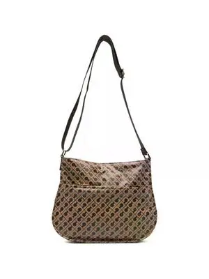 GHERARDINI Monogram Print Shoulder Bag - Brown