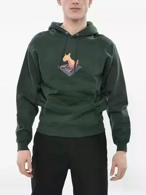 POLAR SKATE CO Graphic Print Cotton Hoodie