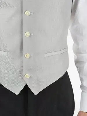 Corneliani Micro-pattern Jacquard Waistcoat