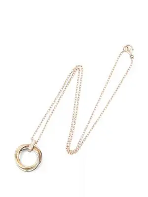 Cartier 2010s Trinity Diamond Necklace - Pink