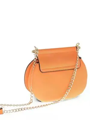 Moschino Mini Logo Plaque Chain-strap Shoulder Bag