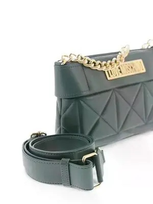 Moschino Quilted Crossbody Bag With Gold-tone Hardware