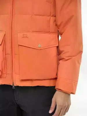 Woolrich Blizzard Quilted Jacket With Faux-fur Collar