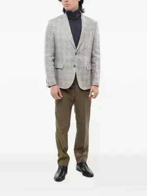 Corneliani Check-pattern Single-breasted Blazer