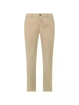 MOORER Carducci Straight-leg Chino Trousers - Neutrals