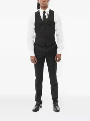 Corneliani Button-down Wool Waistcoat