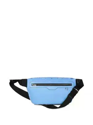 Amiri Bandana Print Leather Waist Bag
