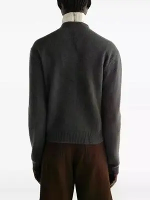 LEMAIRE Reversible Buttoned Sweater In Cashmere