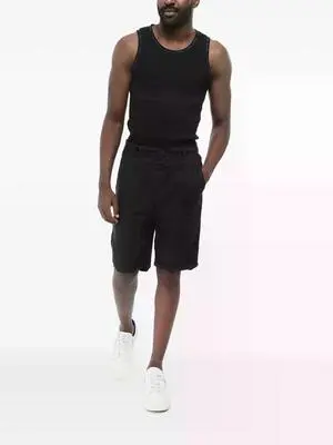 NEVER ENOUGH Linen Belt-loop Shorts