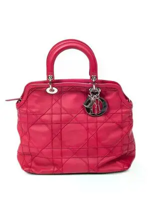 Dior Christian Dior Granville Cannage Tote Bag Pink