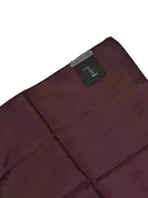 Corneliani Silk Satin Bow Tie And Pocket Square Set