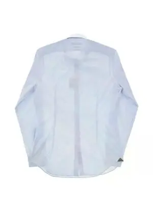 Corneliani Checked-pattern Slim-fit Shirt - Blue