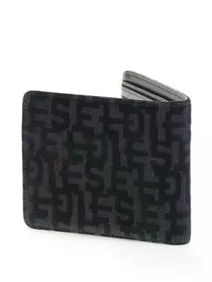 DIESEL® Logo-print Bi-fold Cotton Wallet