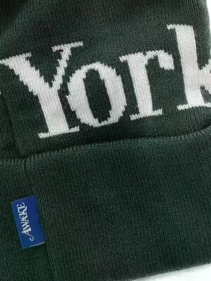 AWAKE NY Jacquard Logo Beanie Hat