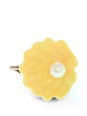 Dsquared2 Shell-shaped Clip-on Earring - Silver