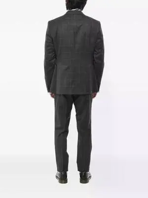 Corneliani Check-pattern Single-breasted Suit