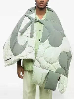 JIL SANDER Logo-patsh Padded Stole