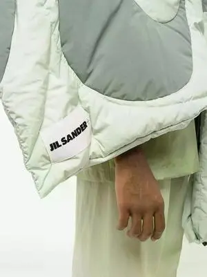 JIL SANDER Logo-patsh Padded Stole