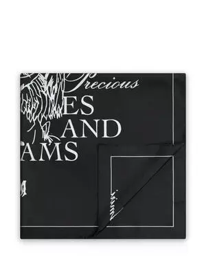 Amiri Paris Show Scarf - Black