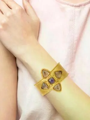 Sylvia Toledano Sultan Amethyst Cuff Bracelet