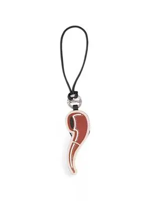 Longchamp Longcharm Pipe Keyring - Brown