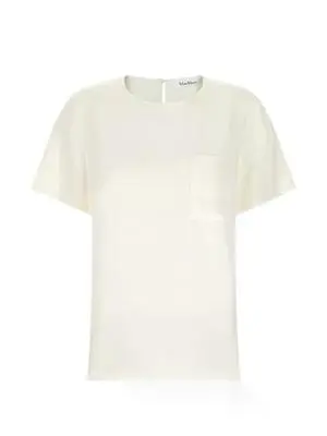 Max Mara Embroidered Silk Blouse