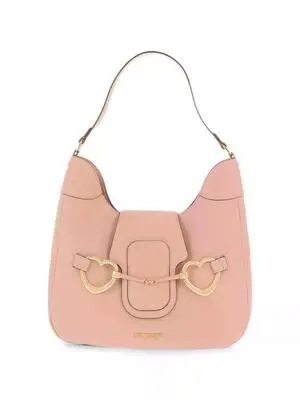 Moschino Heart-shaped Clasp Shoulder Bag - Pink