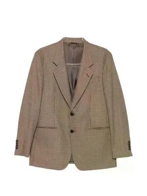 REVERES 1949 Houndstooth-pattern Blazer - Brown