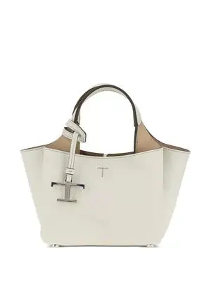 TOD'S Timeless Leather Tote Bag - Neutrals