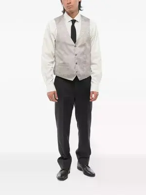 Corneliani Leaf-pattern Waistcoat