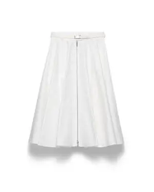 Prada Chino Midi-skirt With Zipper