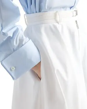 Prada Chino Midi-skirt With Zipper