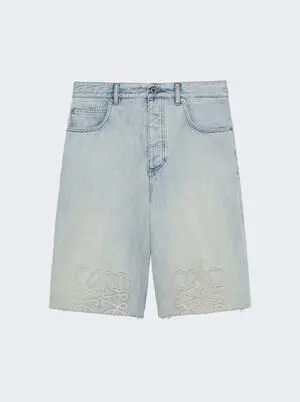 Loewe Anagram Shorts Washed - Blue