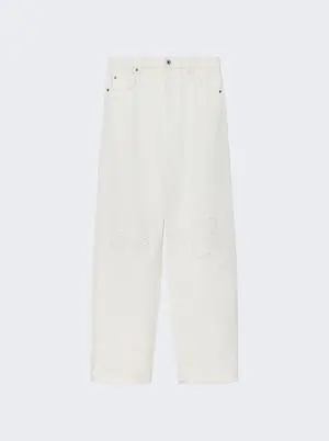 Loewe Anagram Baggy Jeans - White