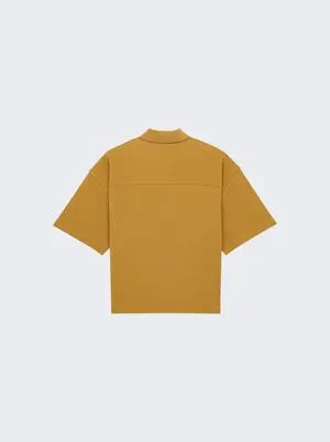 Saint Laurent Cassandre Oversize Polo Shirt - Yellow