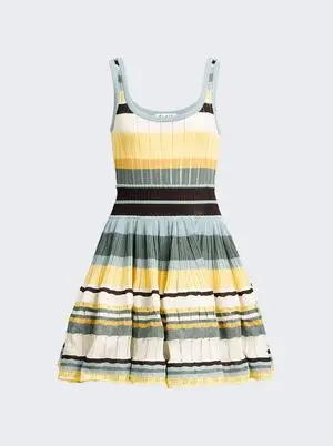 Alaïa Crinoline Dress Multicolor Yellow - Multi