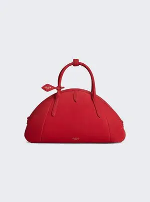 Alaïa Nubuck Top Handle Bag Bright - Red