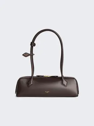 ALAÃA Le Teckel Medium Bag In Calfskin - Brown