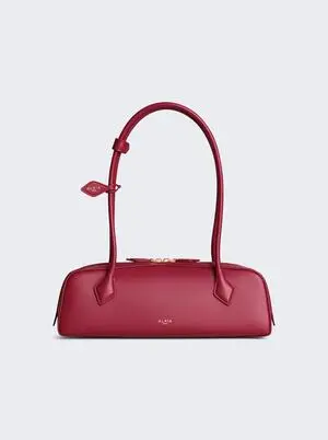 ALAÃA Le Teckel Medium Bag In Calfskin - Red