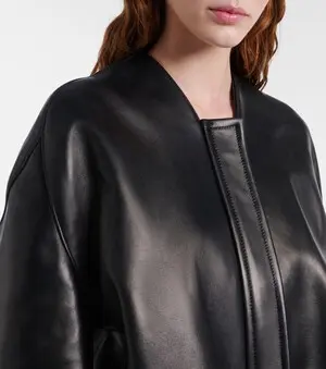 Khaite Cordan Leather Jacket