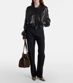 Khaite Cordan Leather Jacket