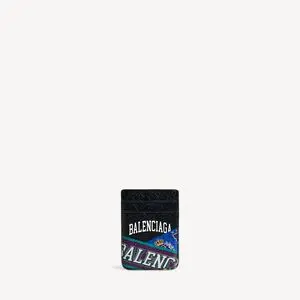Balenciaga Cash Magnet Card Holder - Black