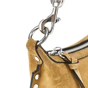 Isabel Marant Étoile Suede Leather Oskan Moon Bag