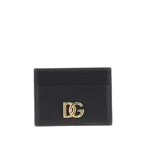 Dolce & Gabbana Leather Cardholder With Dg Logo