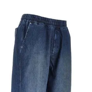 Emporio Armani Stretch Denim Loose Fit Pants